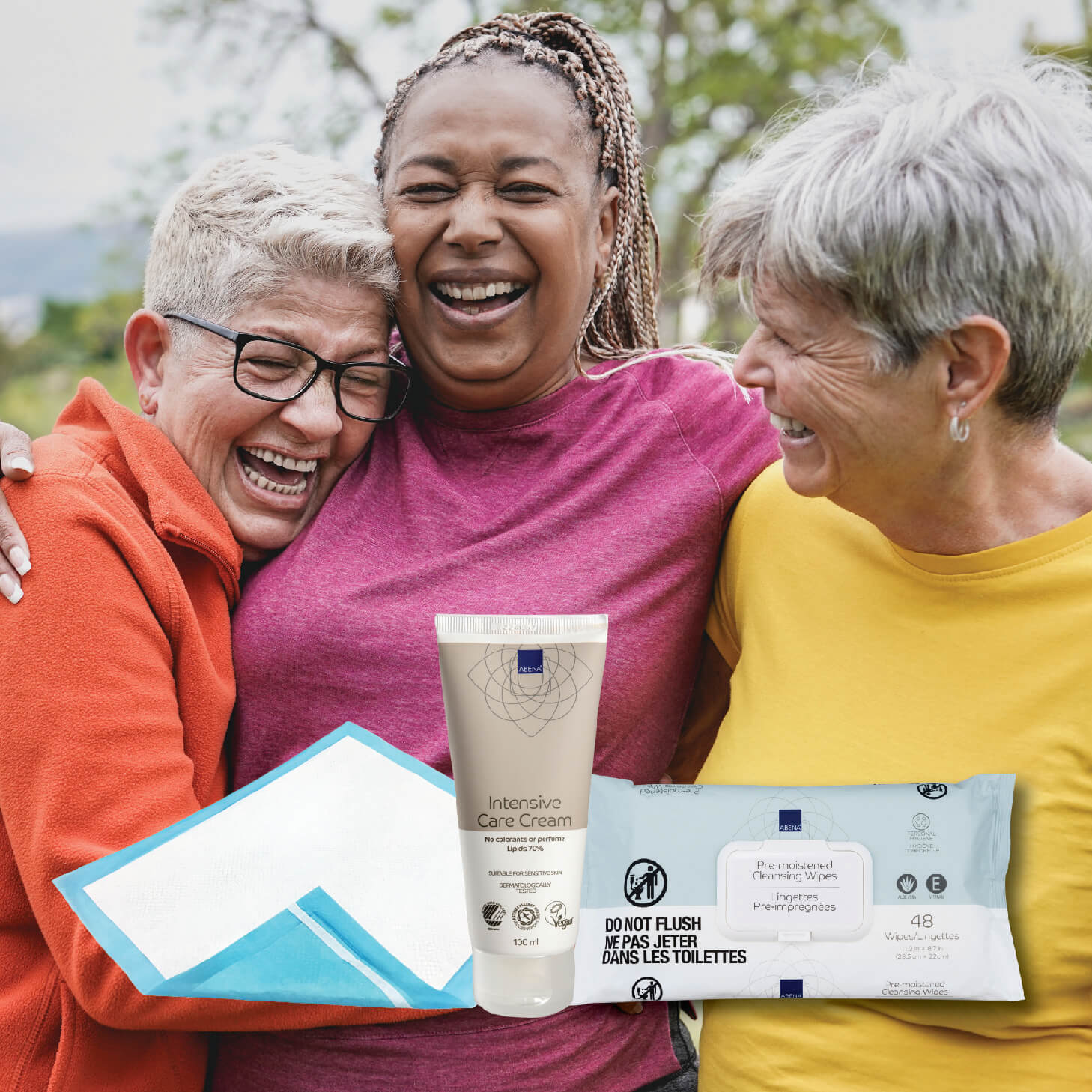 ABENA Incontinence Care Essentials | Wipes & Underpads